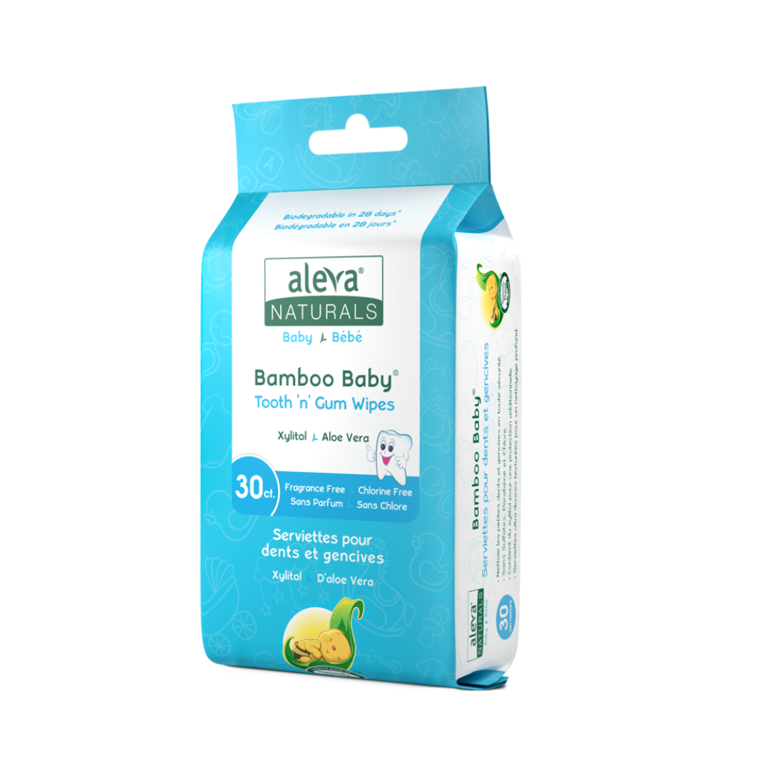 Bamboo Baby Tooth 'n' Gum Wipes – Aleva Naturals